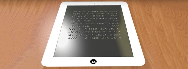 Engineers are Creating a Braille-Based "Kindle" for the Blind